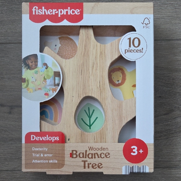 Fisher-Price | Toys | Fisherprice Wooden Balance Tree With Colorful ...